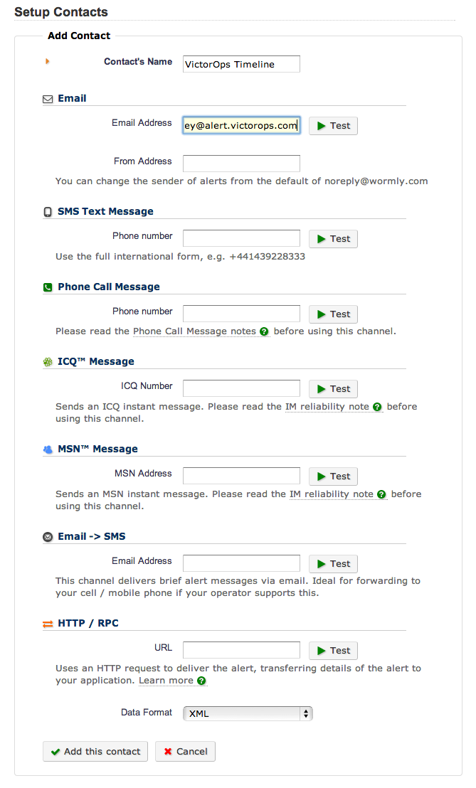 Wormly Integration Guide Victorops Knowledge Base