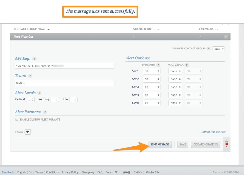 Circonus Integration Guide - VictorOps | Splunk On-Call Software