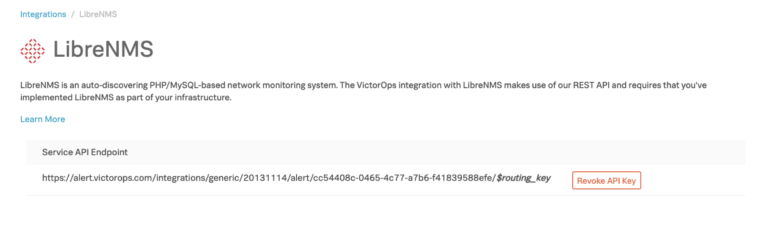 LibreNMS Integration Guide - VictorOps | Splunk On-Call Software