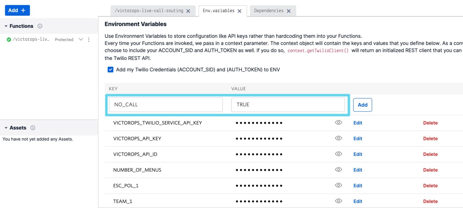 Twilio Live Call Routing Integration Guide | VictorOps Knowledge Base